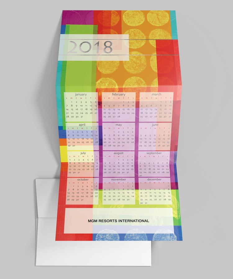 Contemporary Calendar Card by Brookhollow