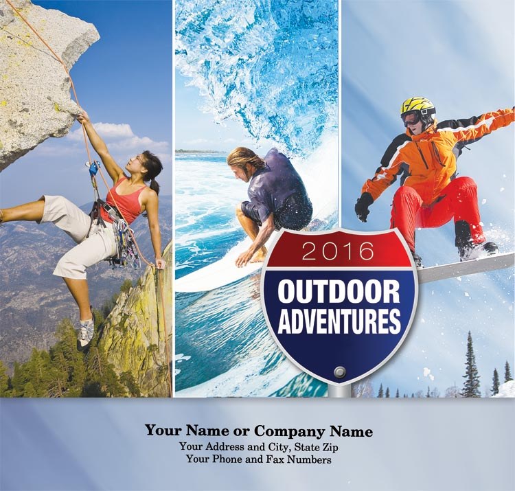 Outdoor Adventures Stapled Wall Calendar by Brookhollow