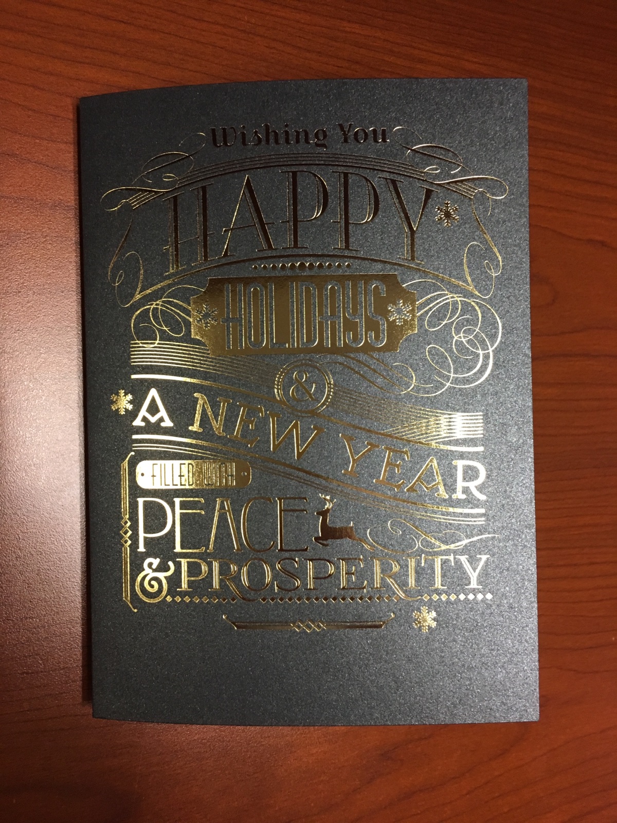Typography Holiday Card by Brookhollow